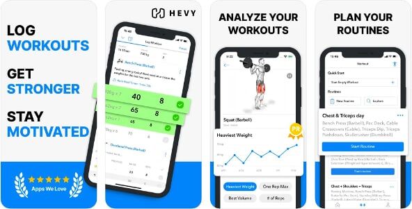 Hevy Workout Fitness App Review (2024) with Discount Code | HotelGyms.com