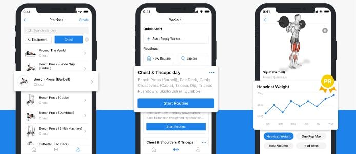 Hevy Workout Fitness App Review (2024) with Discount Code | HotelGyms.com